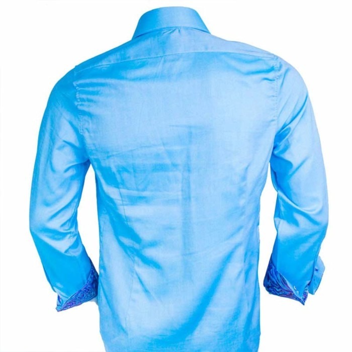 Bright Blue with Purple Dress Shirts