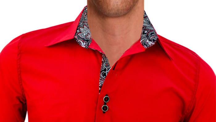bright red dress shirts