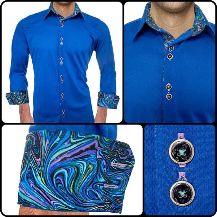 Royal Blue Mens Shirts
