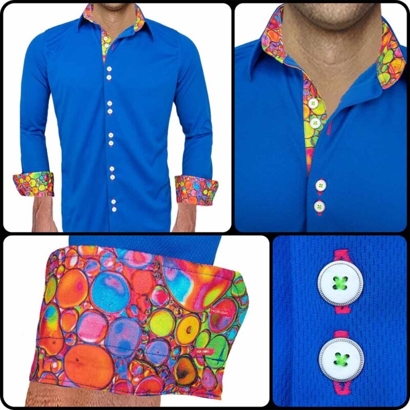 Mens Bright Colored Shirts - Anton Alexander Shirting
